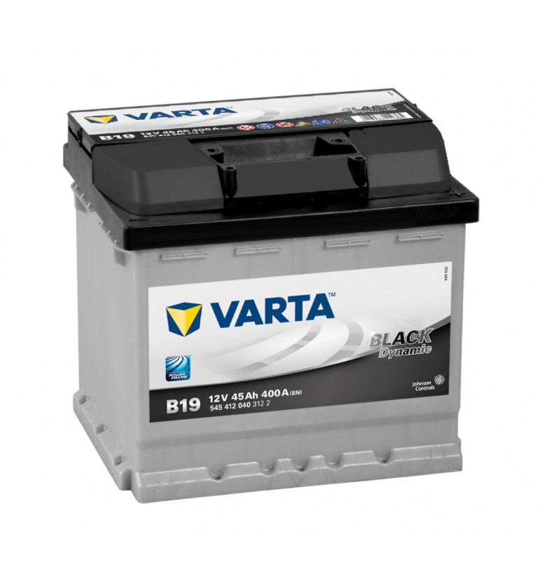 Varta B19 Black Dynamic – Startbatteri 12 V / 45 Ah – Rabatterier.se